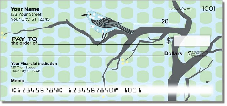 Birds on Branches Personal Checks - Personal Checks