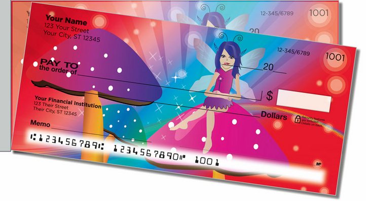 Magical Fairy Side Tear Personal Checks - Personal Checks