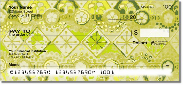 Vintage Pattern Personal Checks - Personal Checks