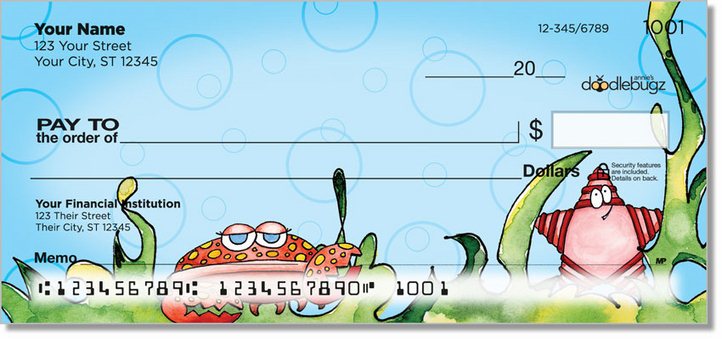 Wishy Fishy Friends Personal Checks - Personal Checks